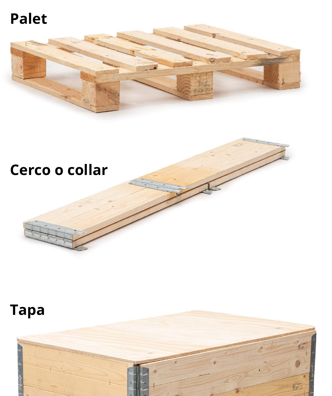 Cerco o collar palet de madera 80 x 120 - Solo Envases Retornables de ...